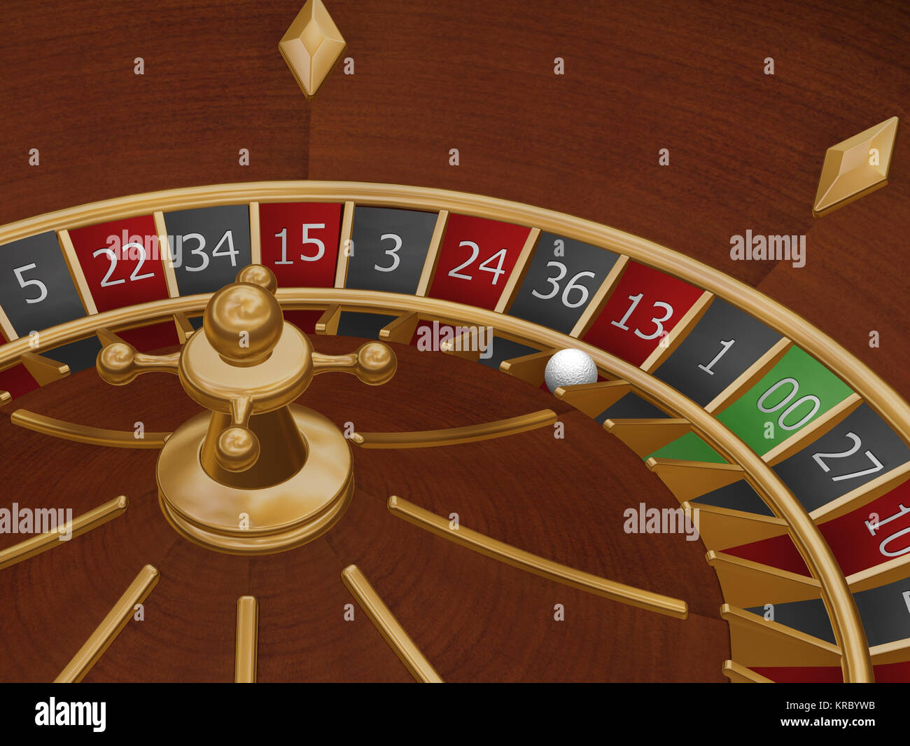 Roulette wheel ball on number hi-res stock photography and images - Alamy