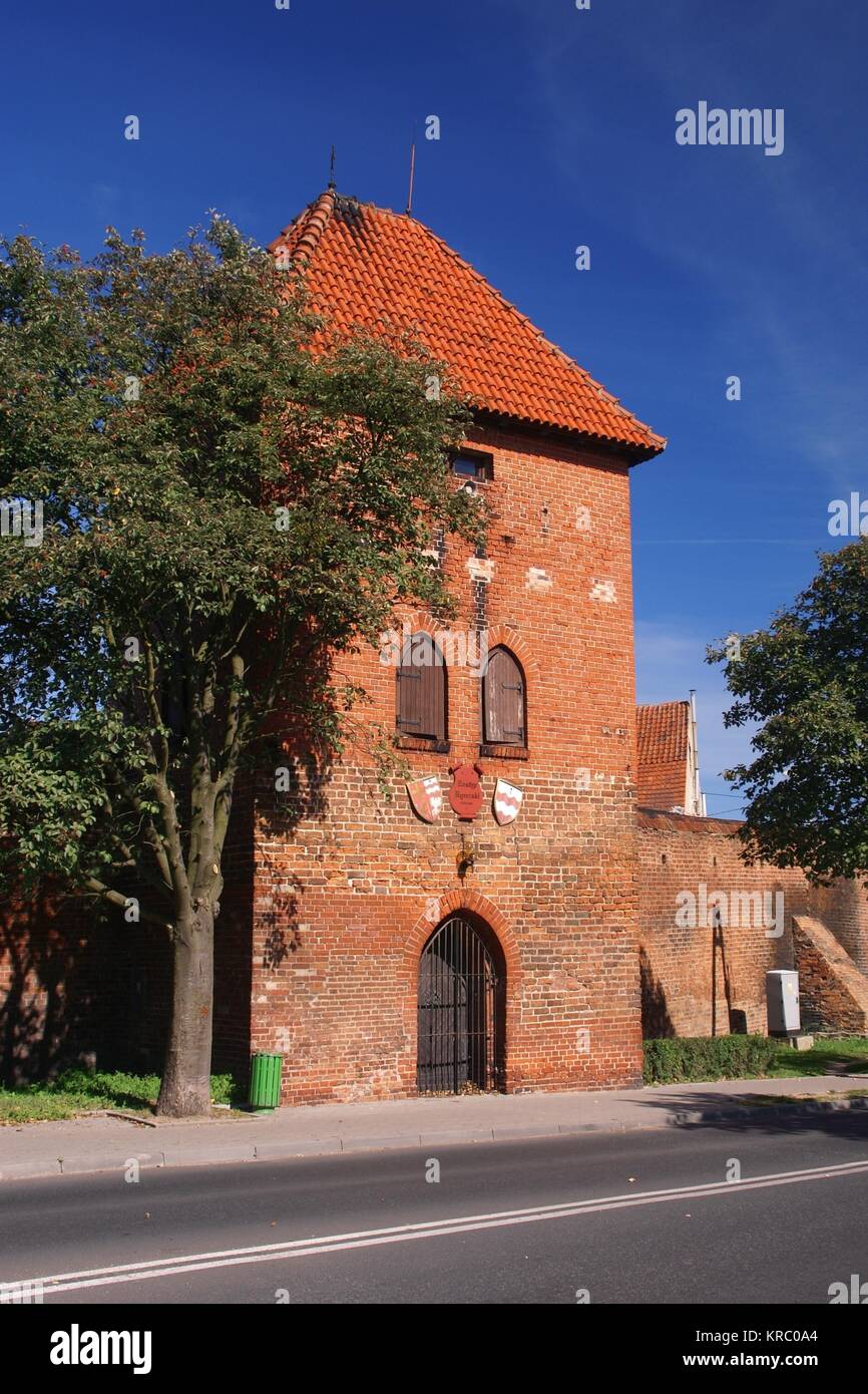 Maiden Tower is part of the urban fortification system, partially ...