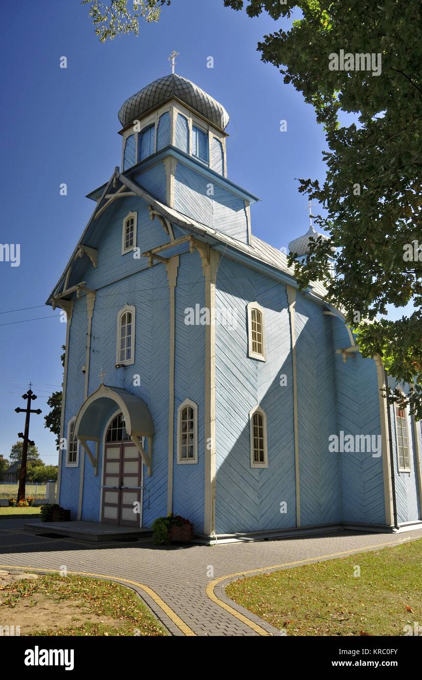 Orthodox Church in Dubicze Cerkiewne, Podlaskie voivodeship. Poland ...