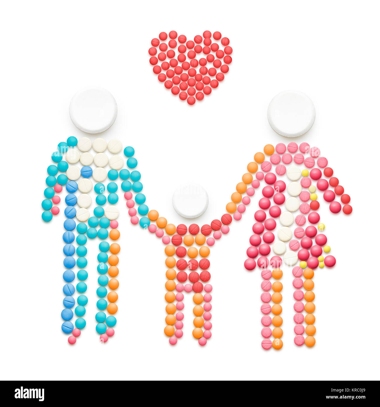 Family healthcare model Cut Out Stock Images & Pictures - Alamy