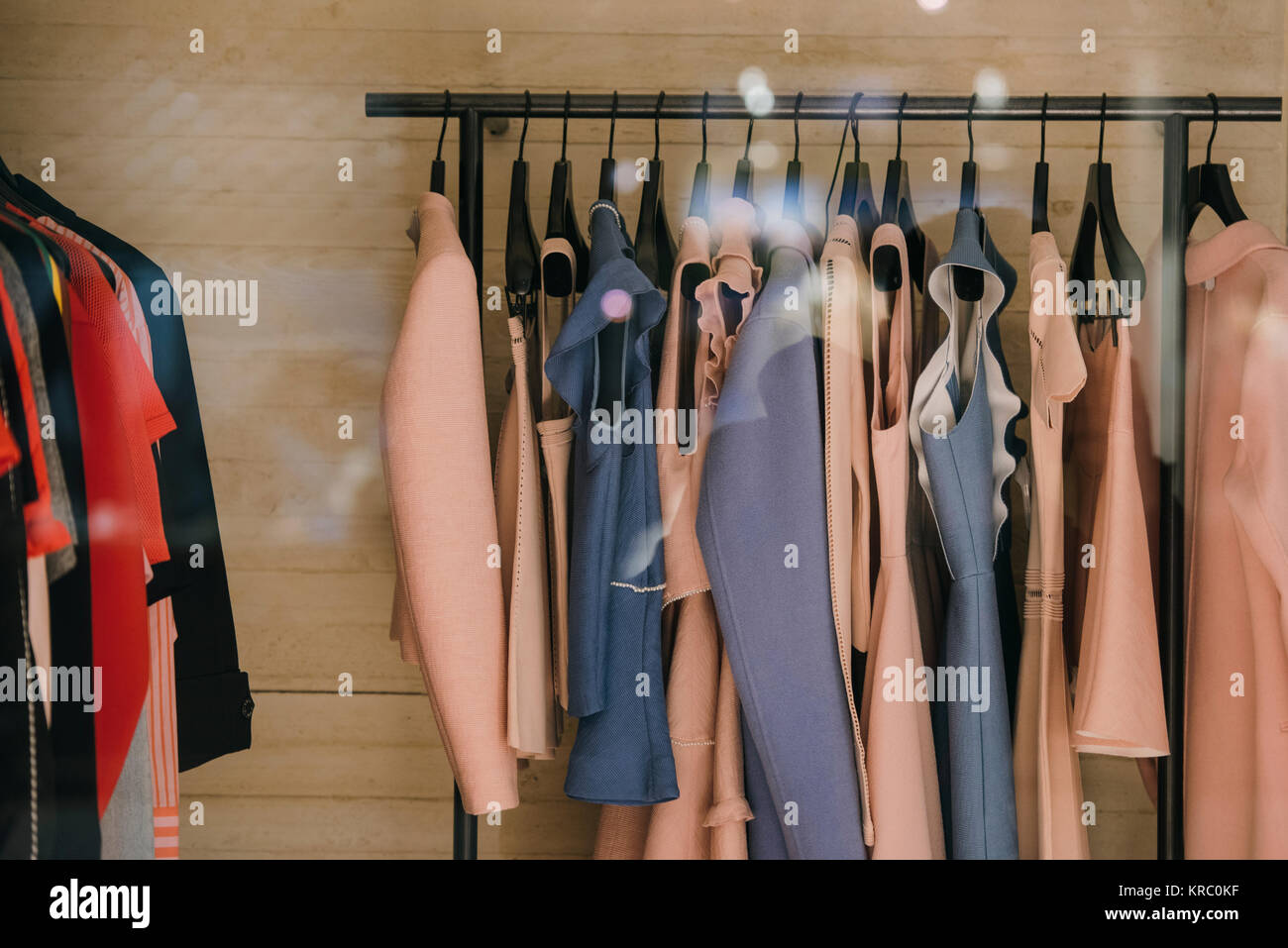 Fashionable clothes in a boutique store in Paris Stock Photo - Alamy