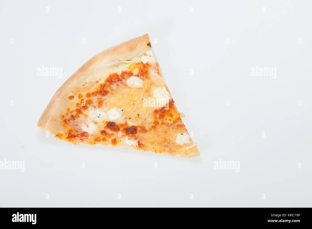 delicious italian pizza isolated over white background Stock Photo - Alamy