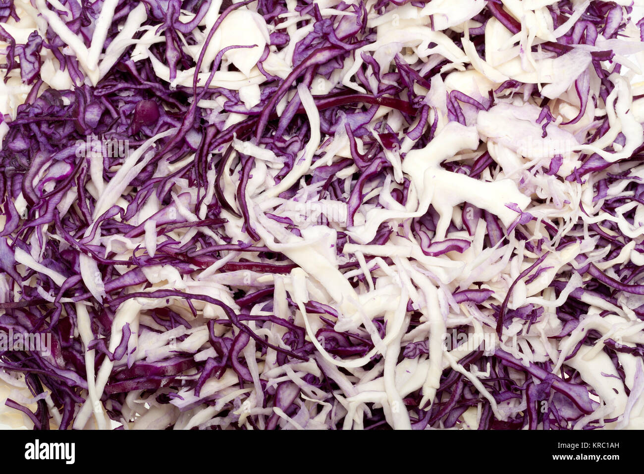 White and Red Cabbage Stock Photo - Alamy