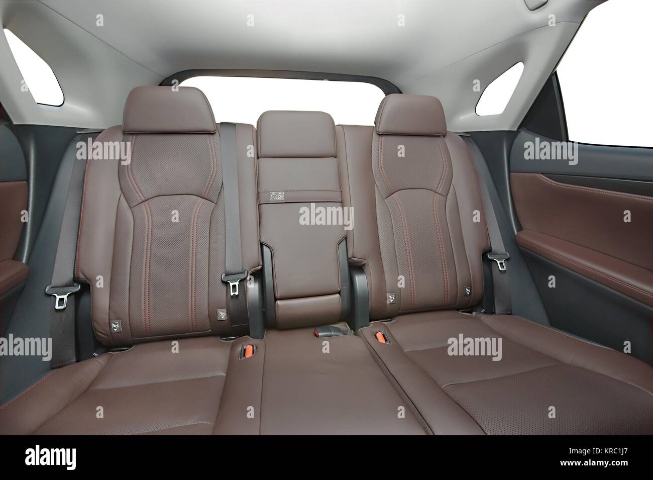 Car Interior Backseats Stock Photo - Alamy