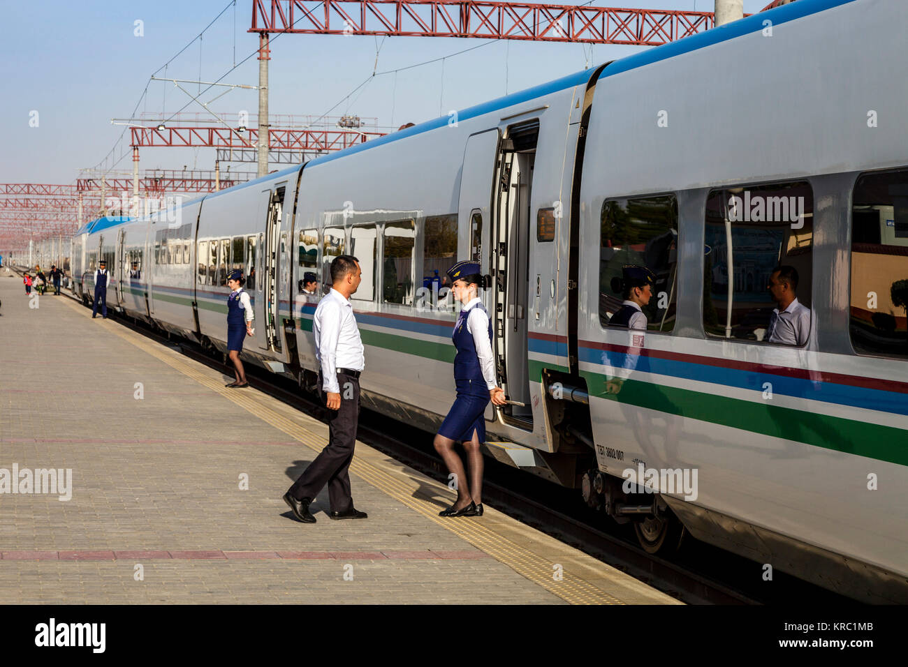 Female ticket inspectors hi-res stock photography and images - Alamy