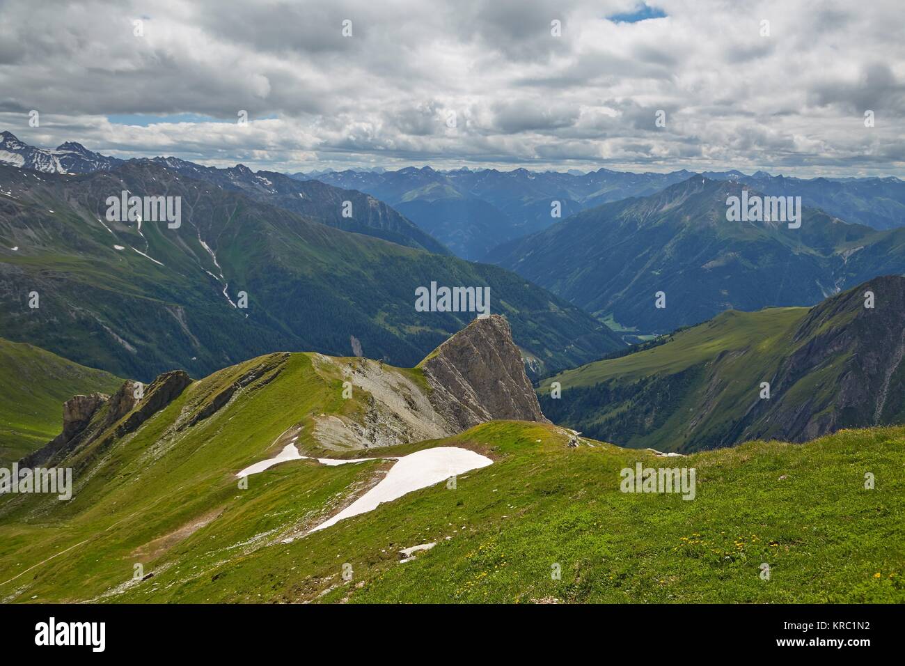 Alpine Summer Landscape Stock Photo - Alamy