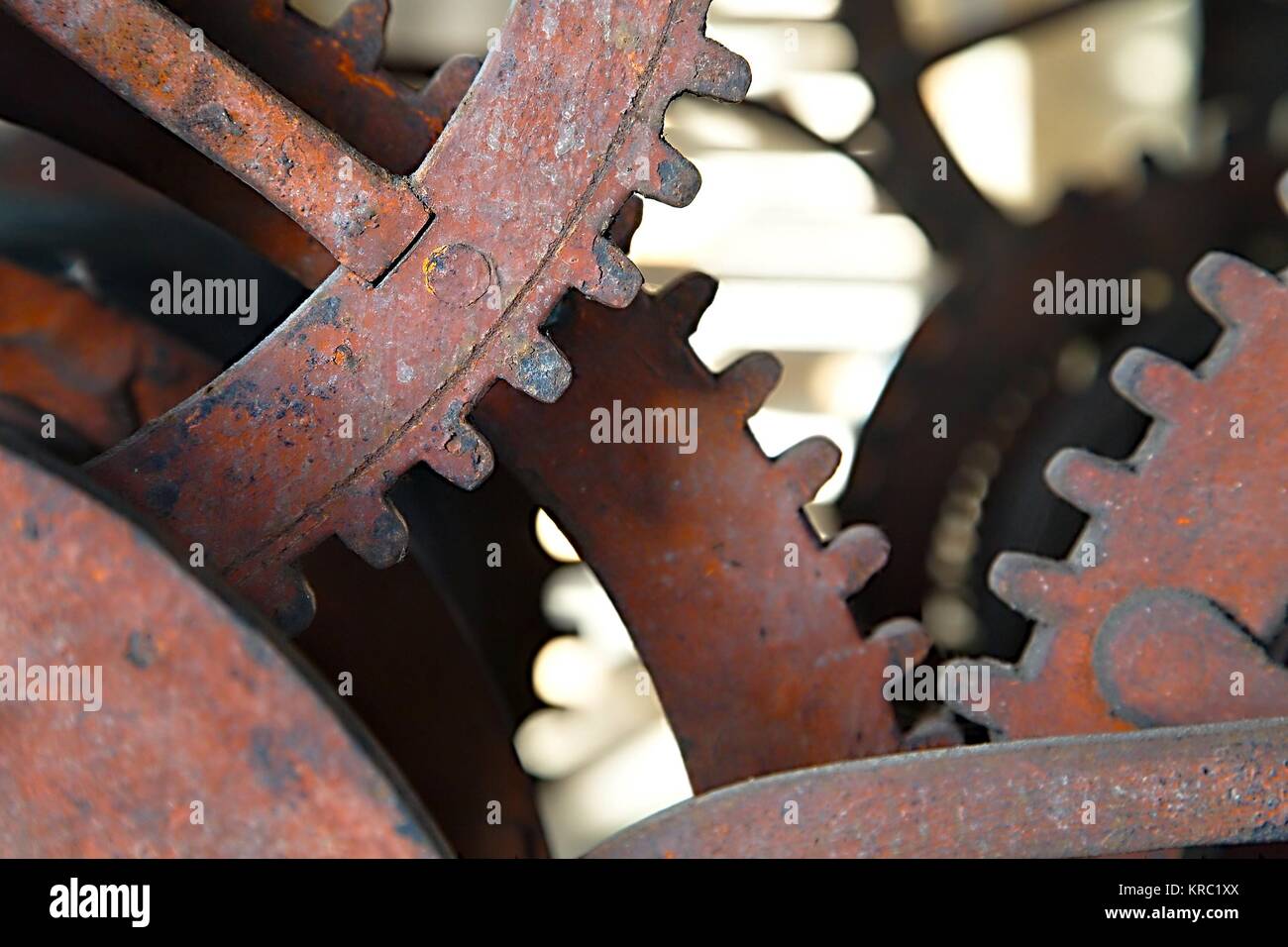 Old Clockwork Ticking Stock Photo - Alamy