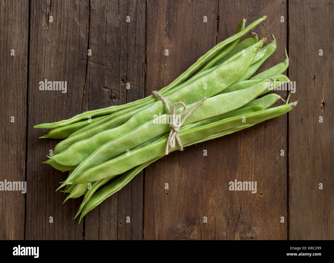 Piattoni green beans Stock Photo - Alamy