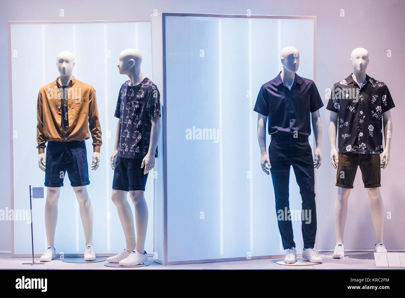 Summer collection clothes in a store in Paris Stock Photo - Alamy