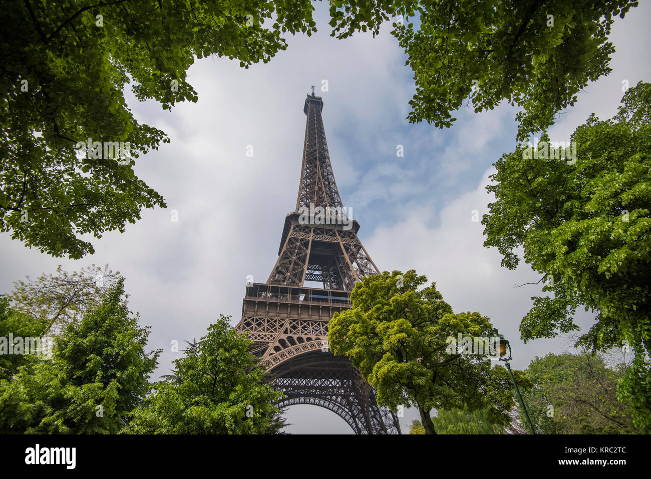 Eiffel Tower in a spring day Stock Photo - Alamy