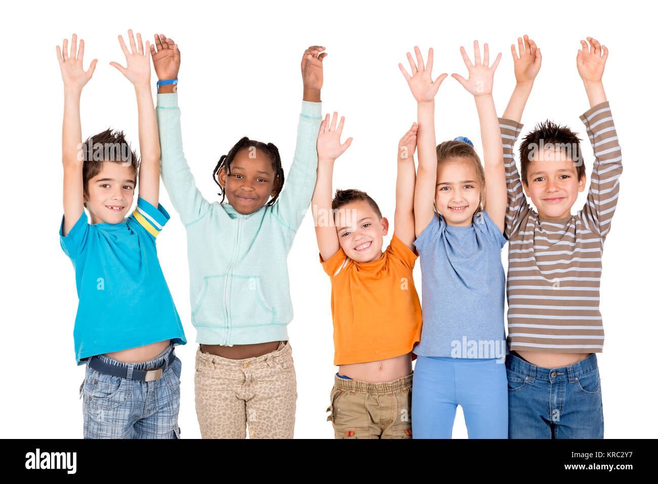 Group of children Stock Photo - Alamy