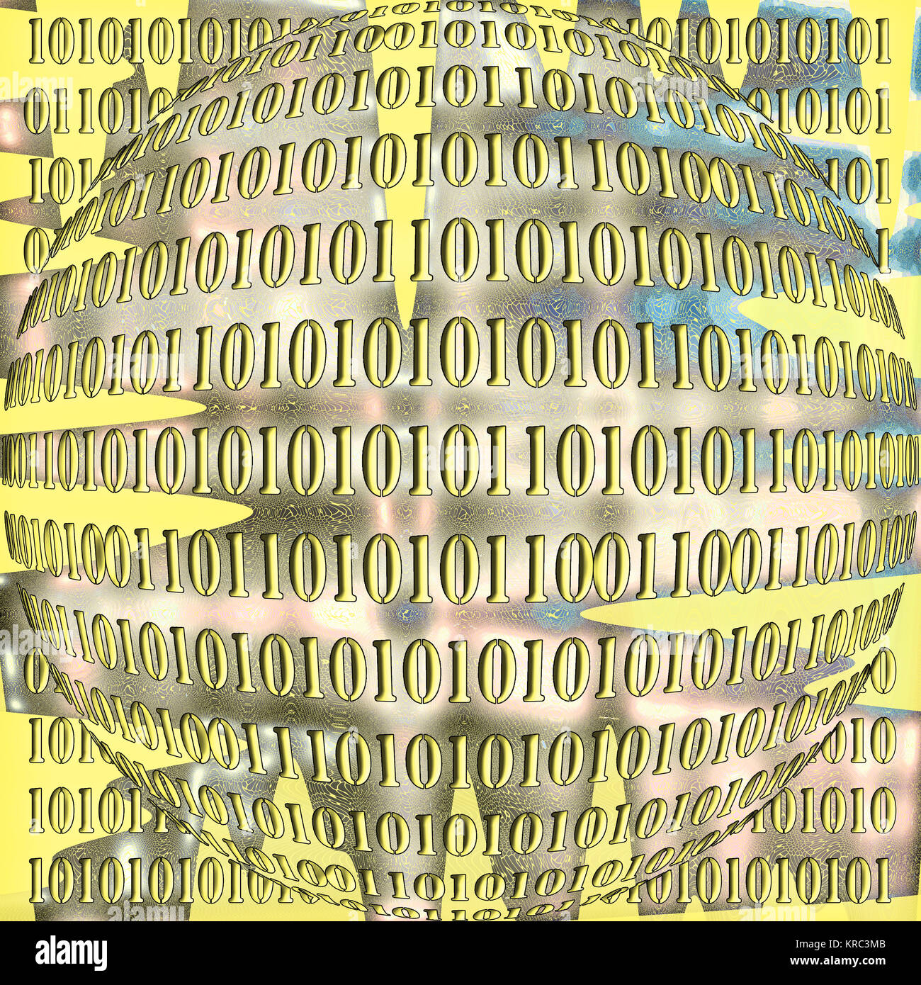 Abstract background with binary code Stock Photo - Alamy