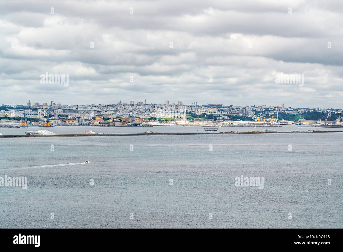 roadstead of brest Stock Photo - Alamy