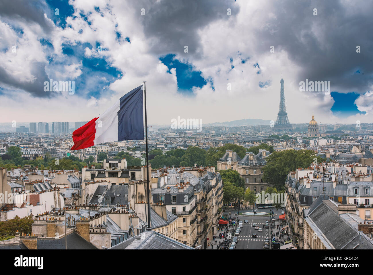 Paris view from above Stock Photo - Alamy