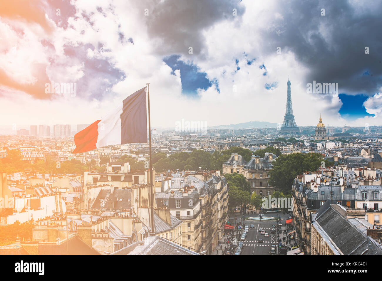Paris view from above Stock Photo - Alamy
