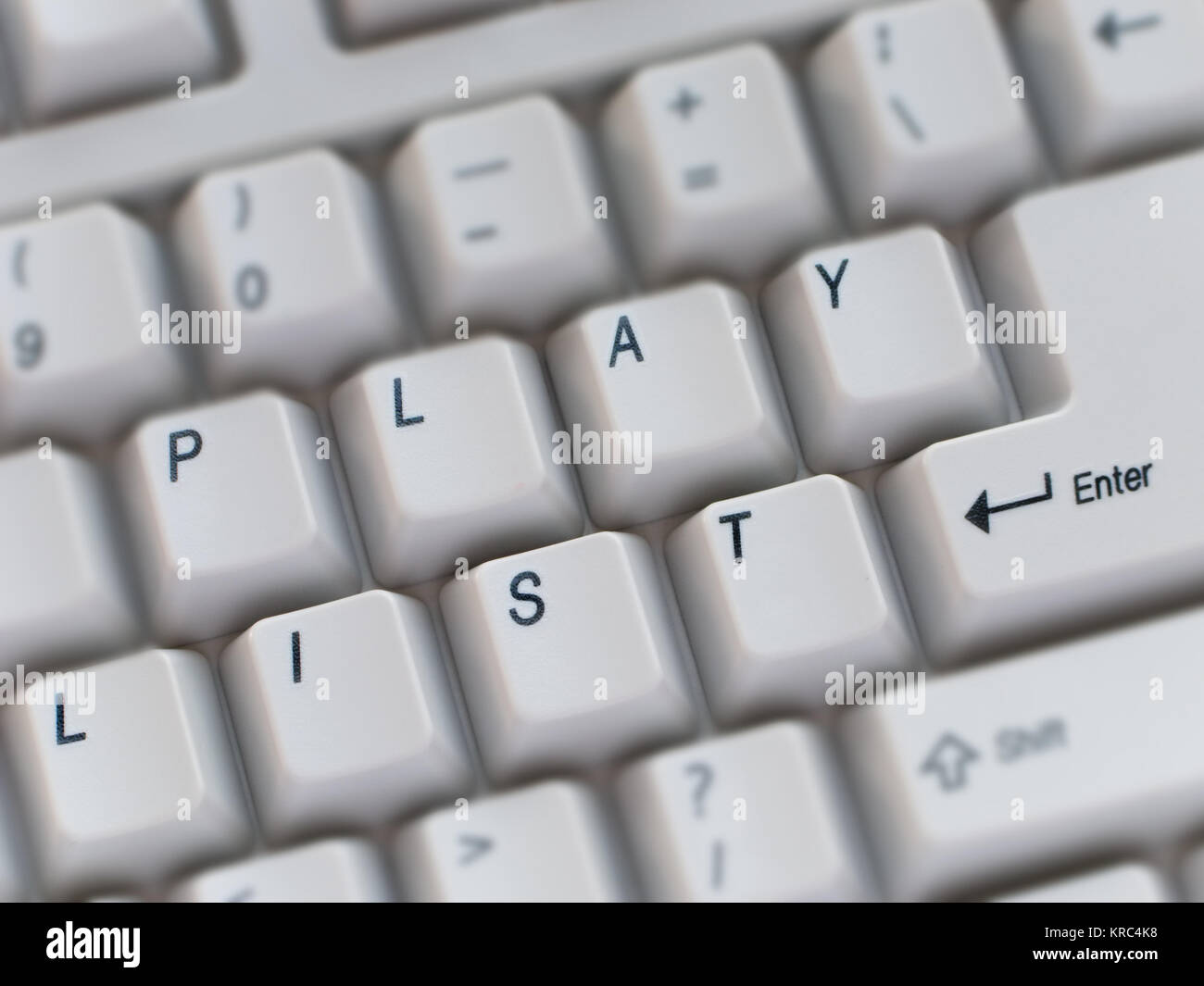 Computer keyboard key text closeup Stock Photo - Alamy