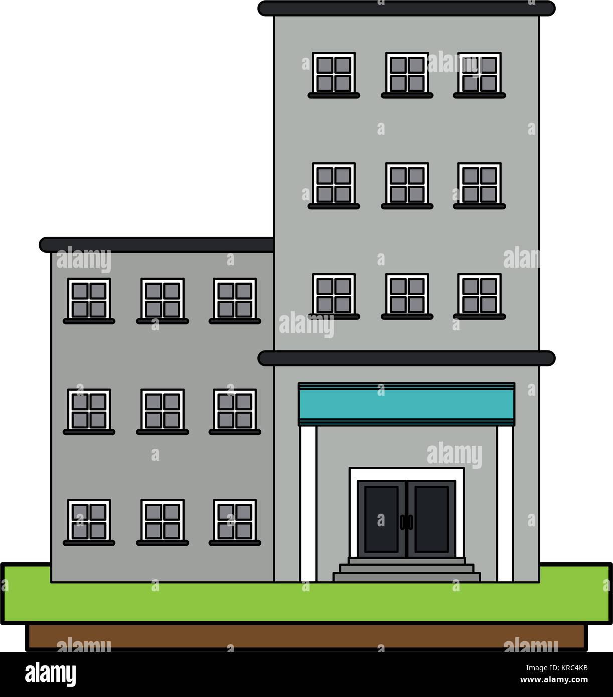 Urban residental tower Stock Vector Image & Art - Alamy