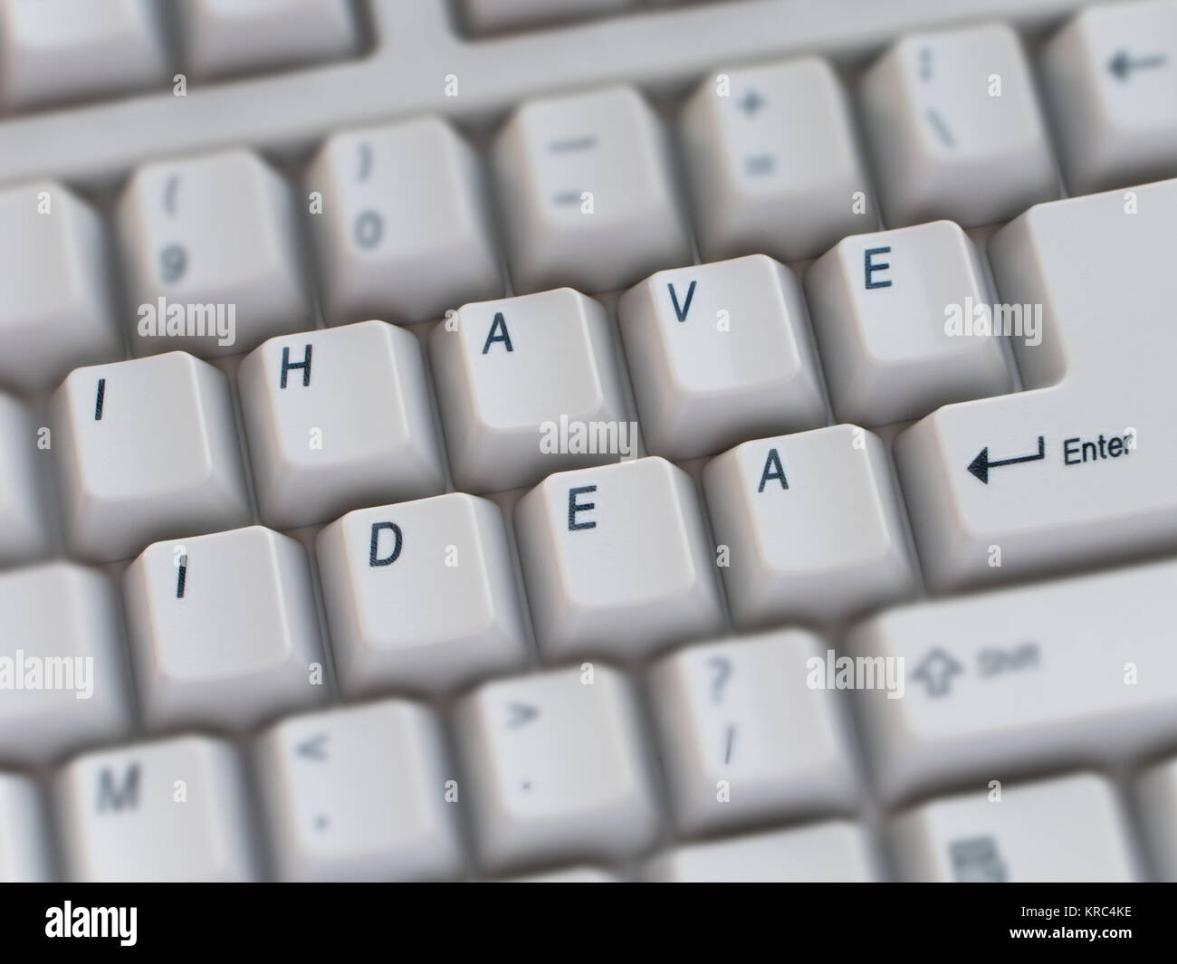 Computer keyboard key text closeup Stock Photo - Alamy