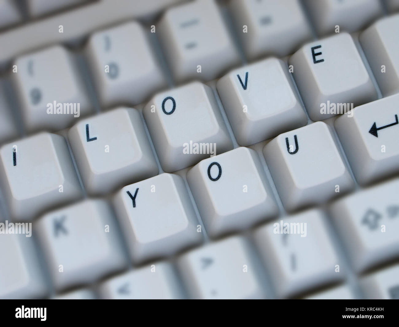 Computer keyboard key text closeup Stock Photo - Alamy