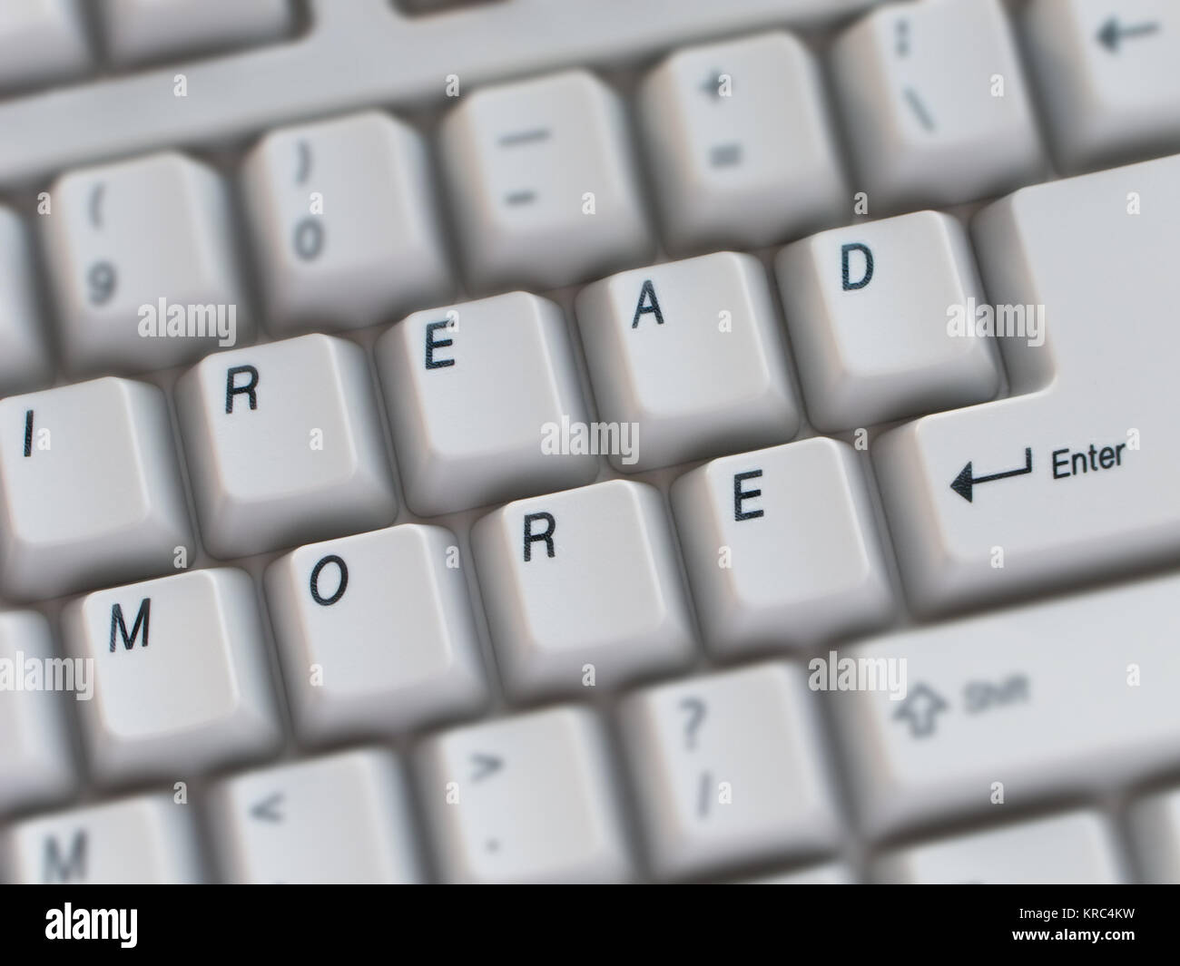 Computer keyboard key text closeup Stock Photo - Alamy