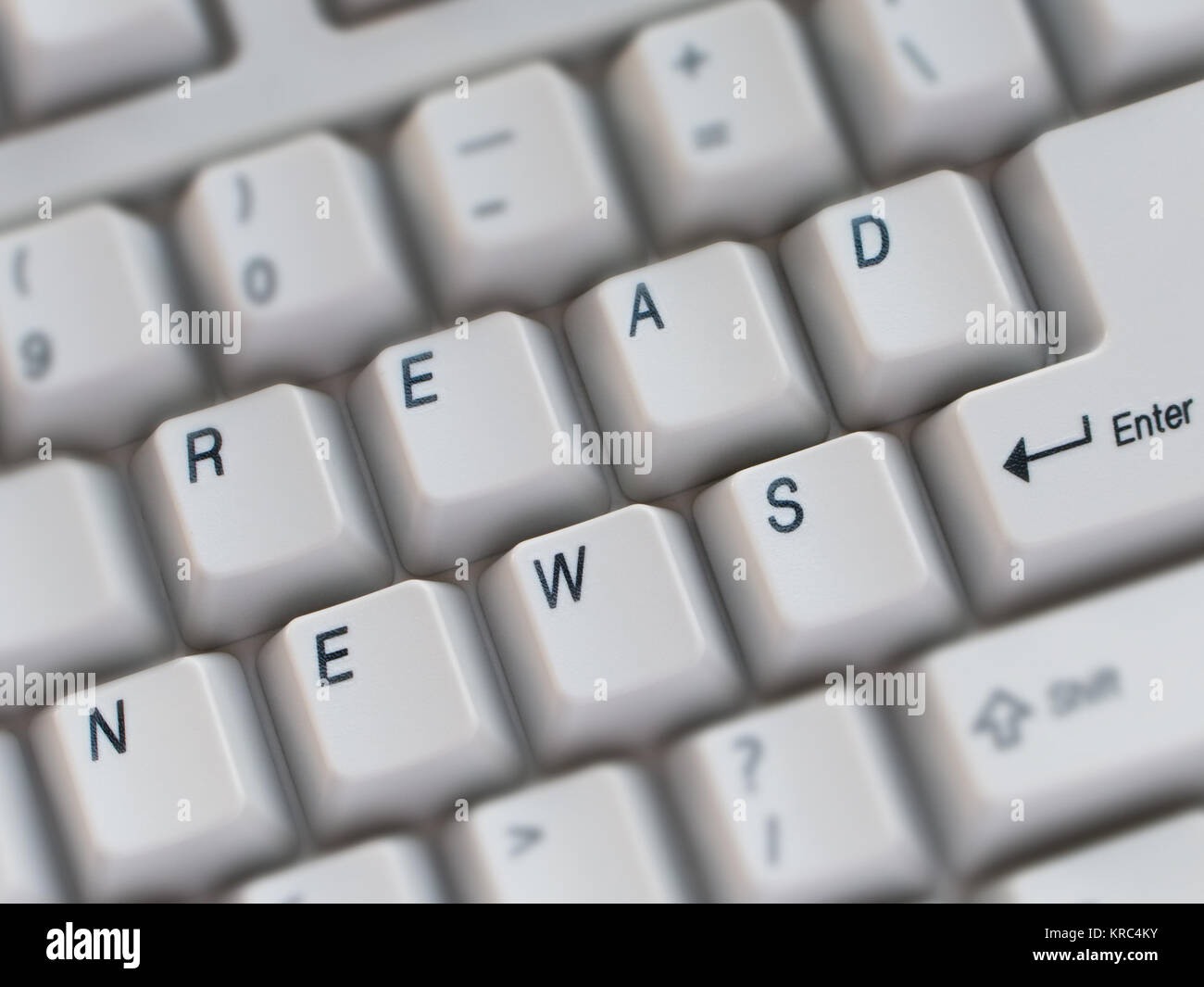 Computer keyboard key text closeup Stock Photo - Alamy