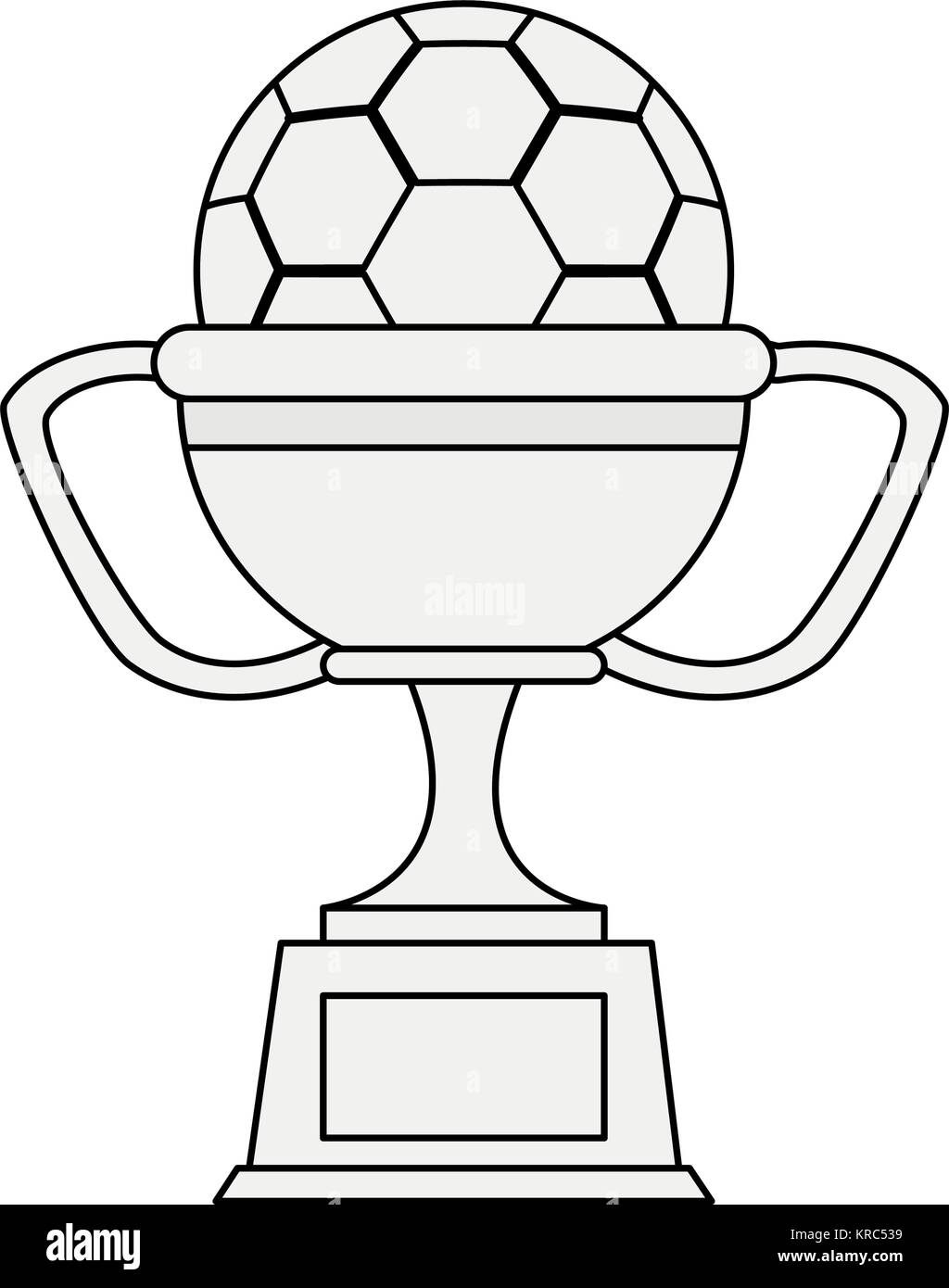 Soccer Trophy cup symbol Stock Vector Image & Art - Alamy
