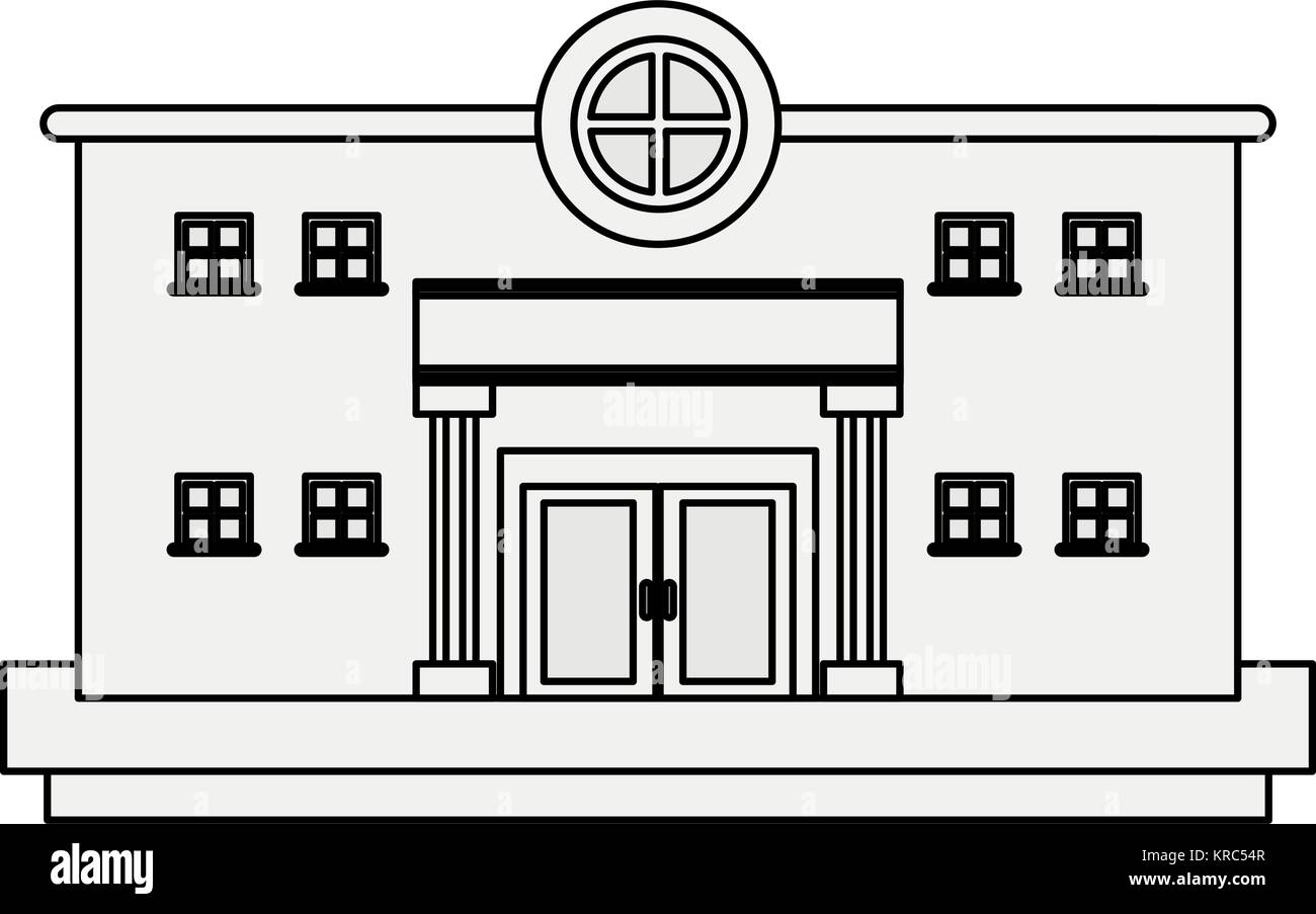 Bank building edifice Stock Vector Image & Art - Alamy