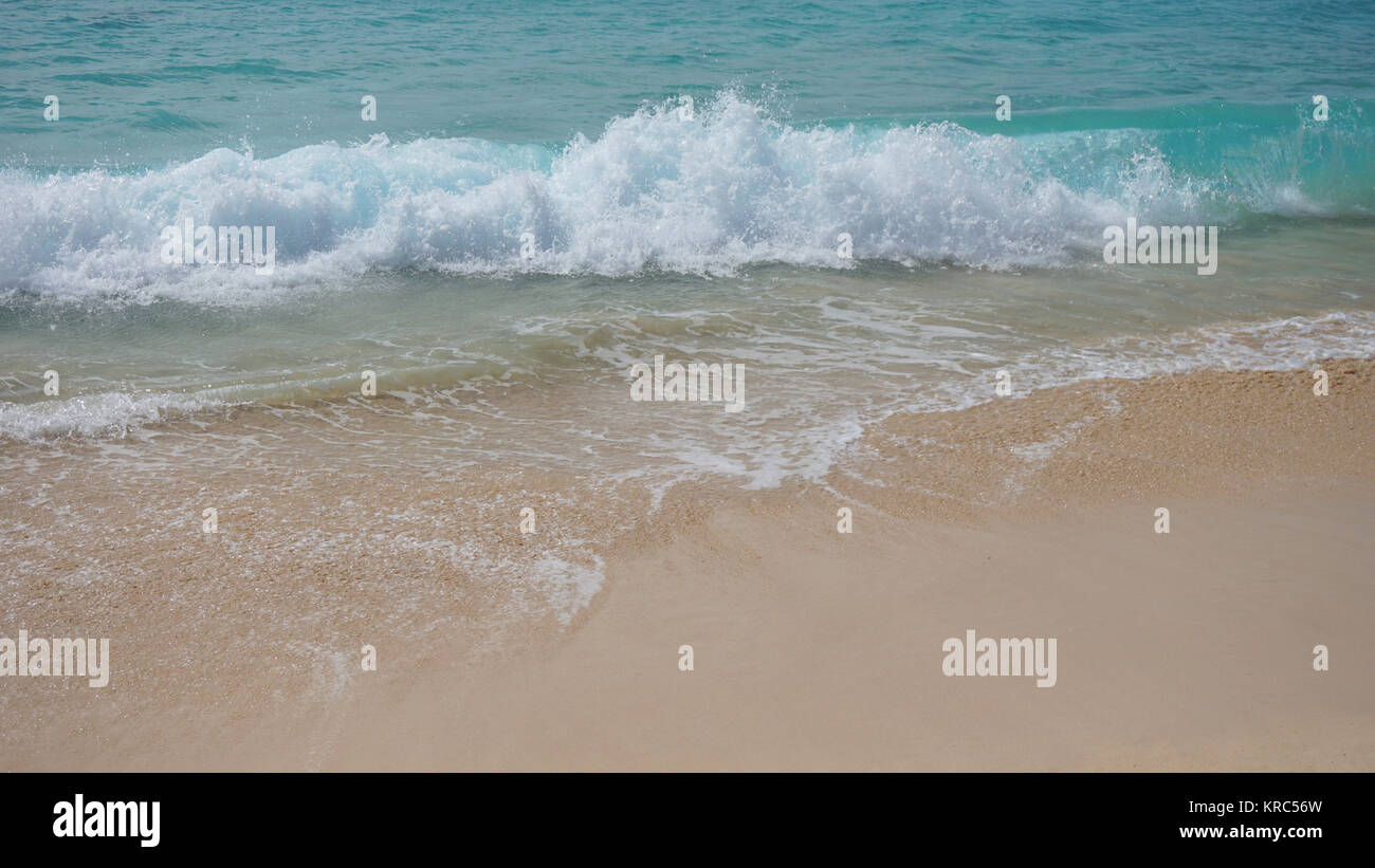 exotic natural beach on sal island Stock Photo - Alamy