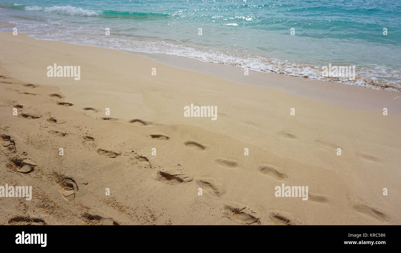 exotic natural beach on sal island Stock Photo - Alamy