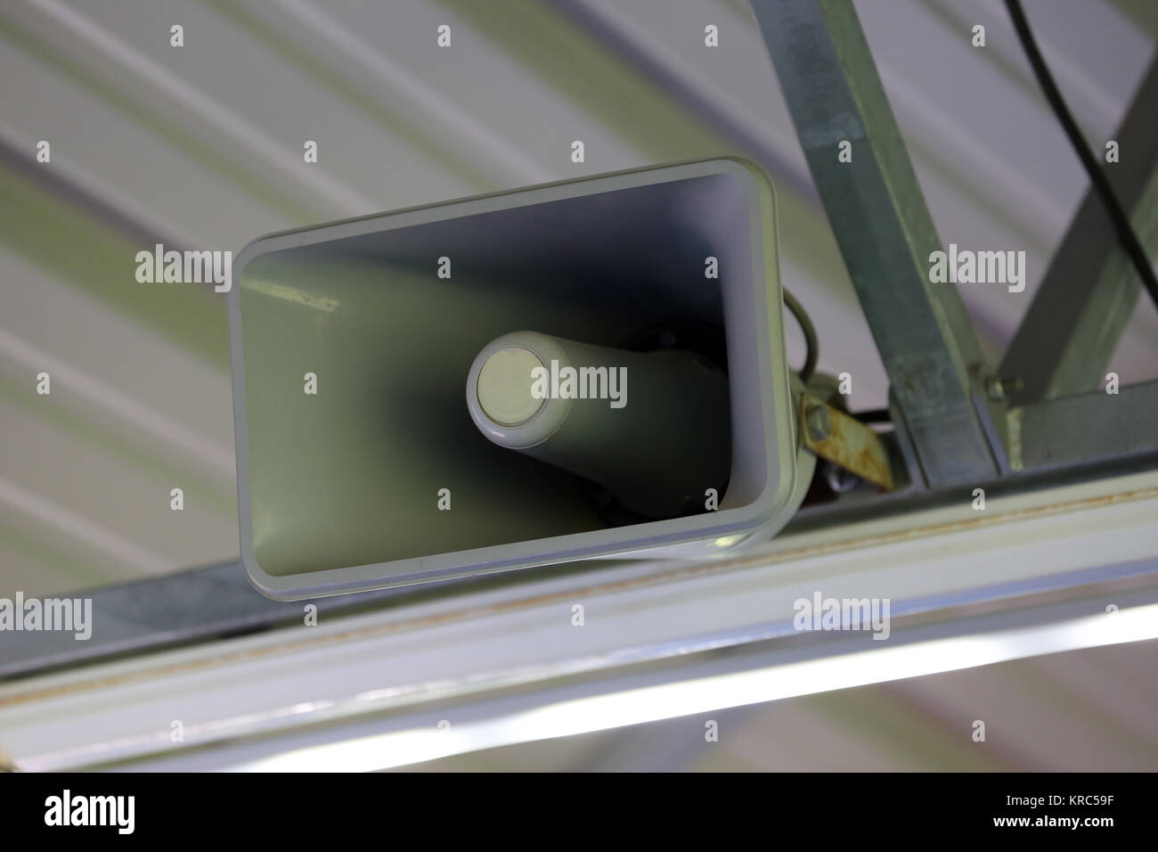 Emergency Alert System Siren Stock Photo - Alamy