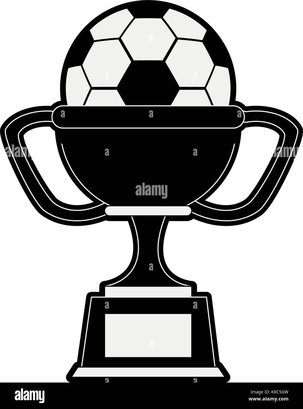 Soccer Trophy cup symbol Stock Vector Image & Art - Alamy