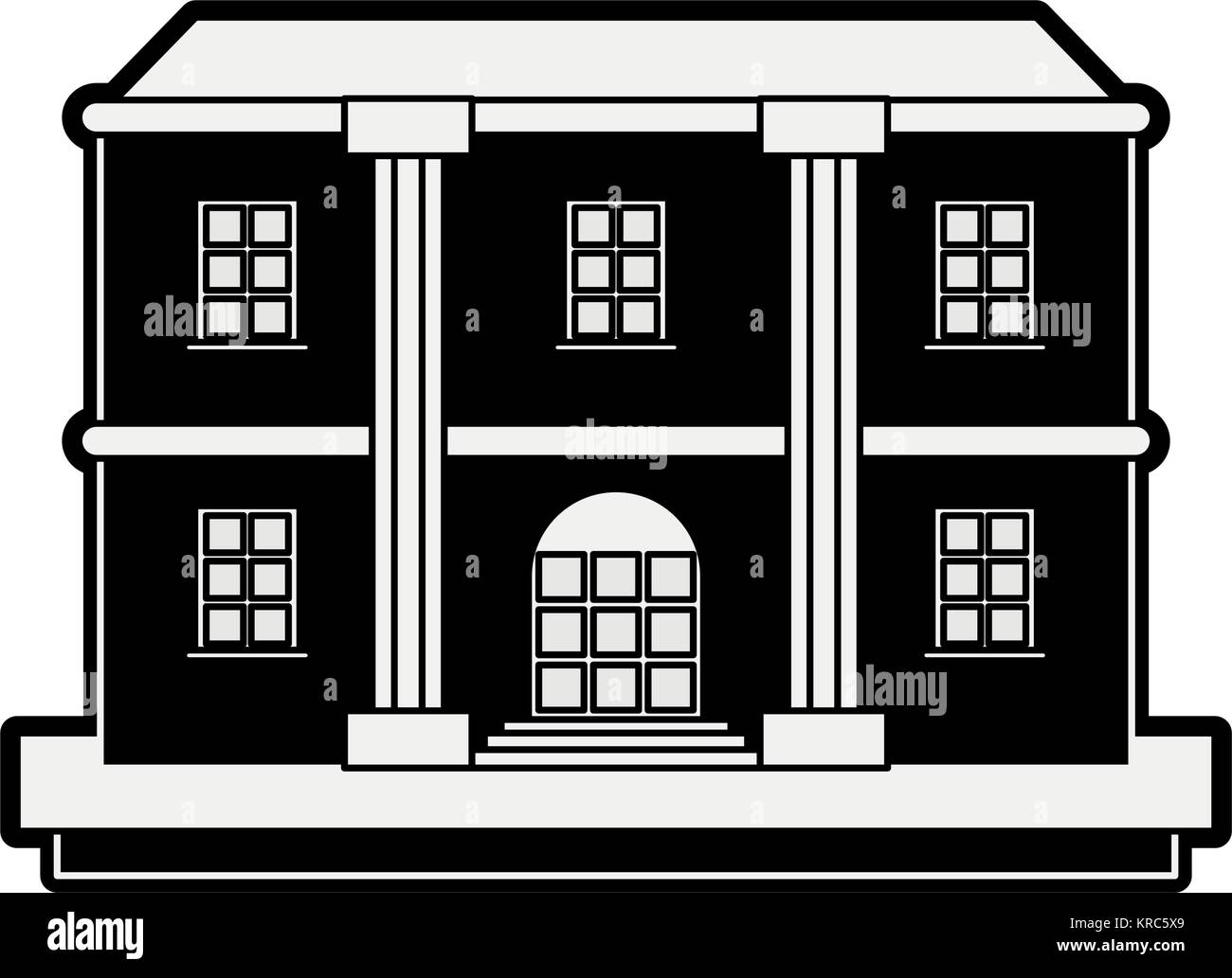Mansion europe Stock Vector Images - Alamy