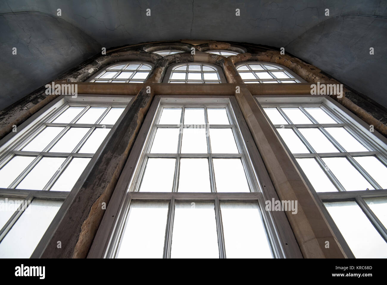 Large Windows in the Prospect Room at the Top of Wollaton Hall in ...