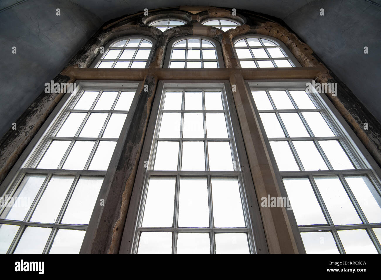 Large Windows in the Prospect Room at the Top of Wollaton Hall in ...