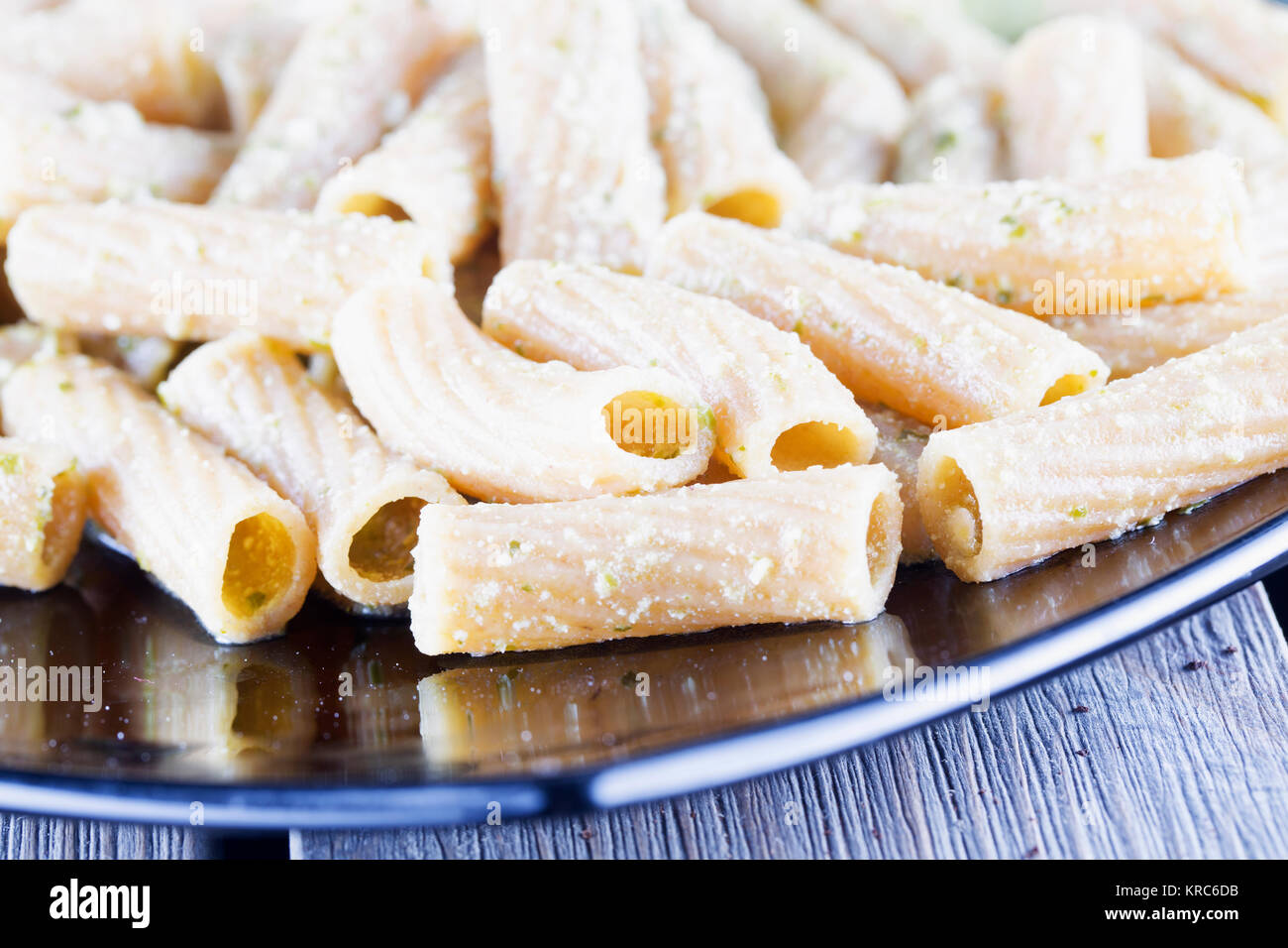 Maccheroni in close up Stock Photo - Alamy