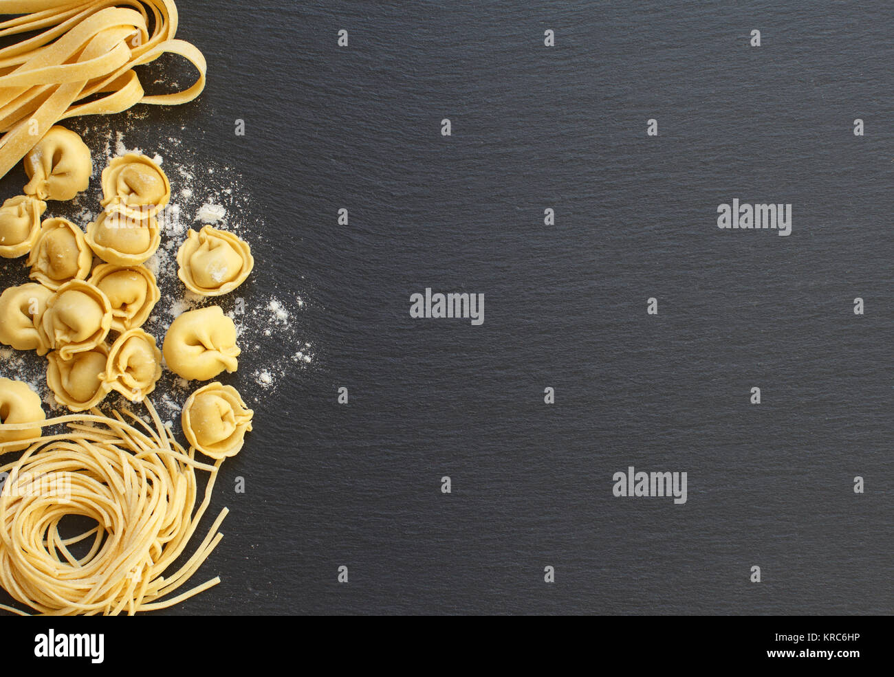 Fresh italian pasta Stock Photo - Alamy