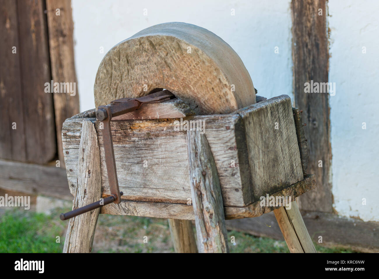 the old grindstone Stock Photo - Alamy