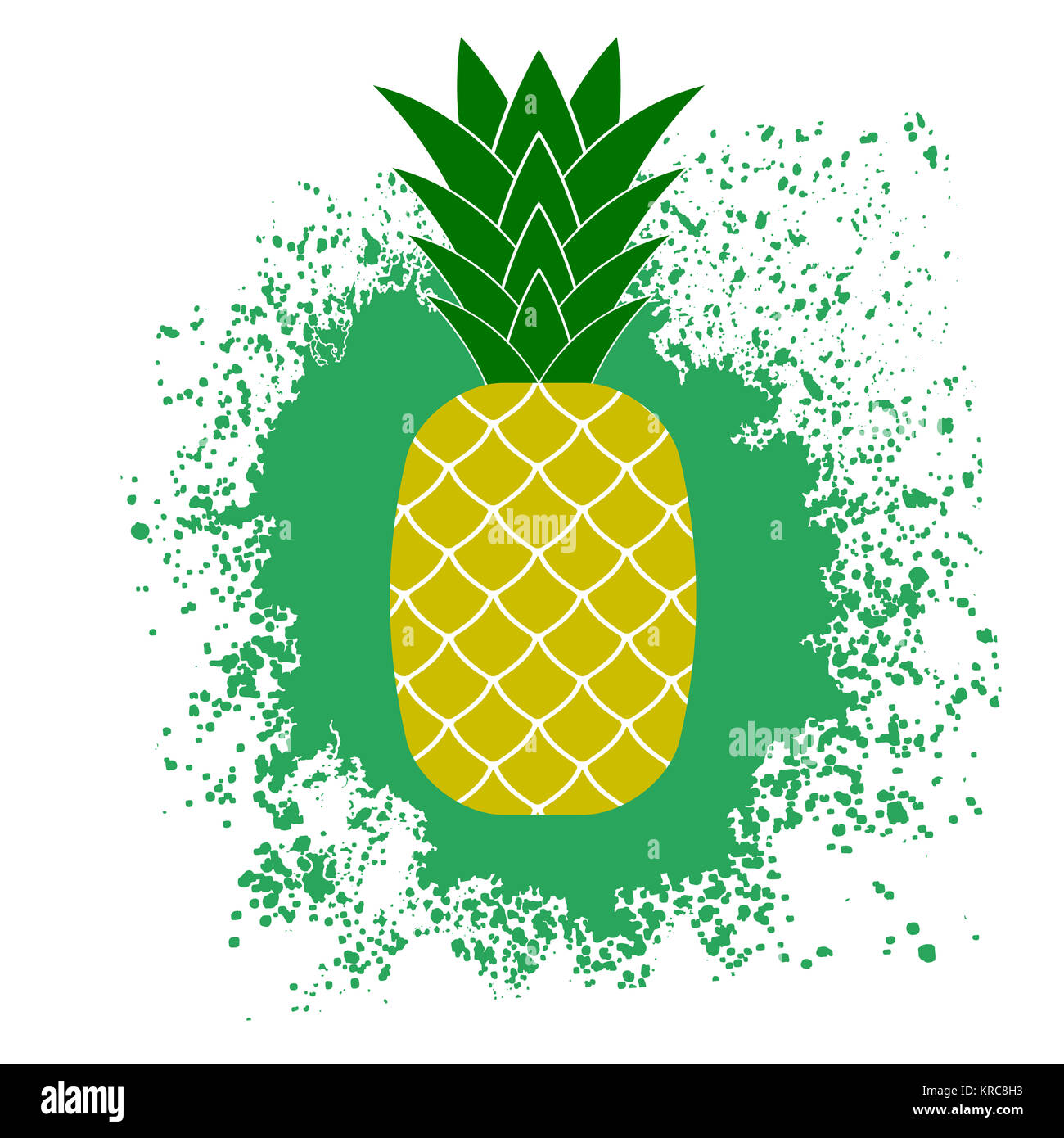 Pineapple leaf fabric Cut Out Stock Images & Pictures - Alamy