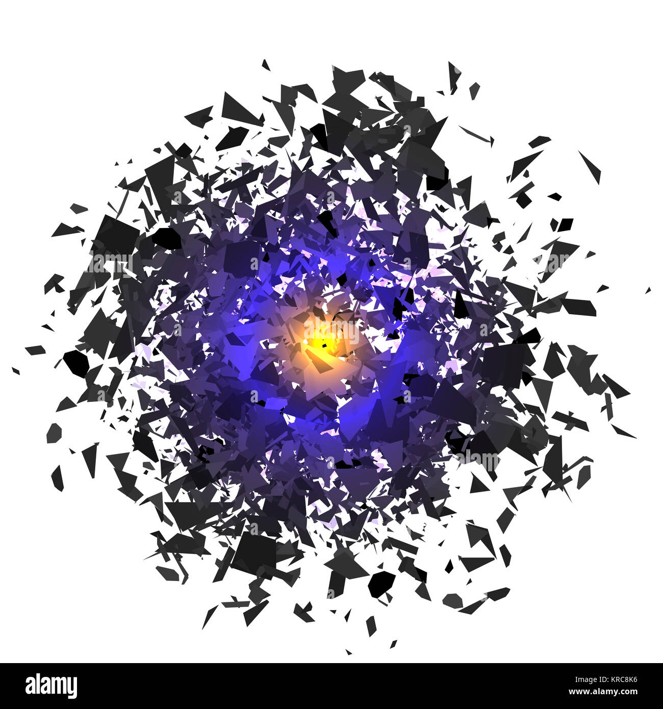 Crushed particles Cut Out Stock Images & Pictures - Alamy