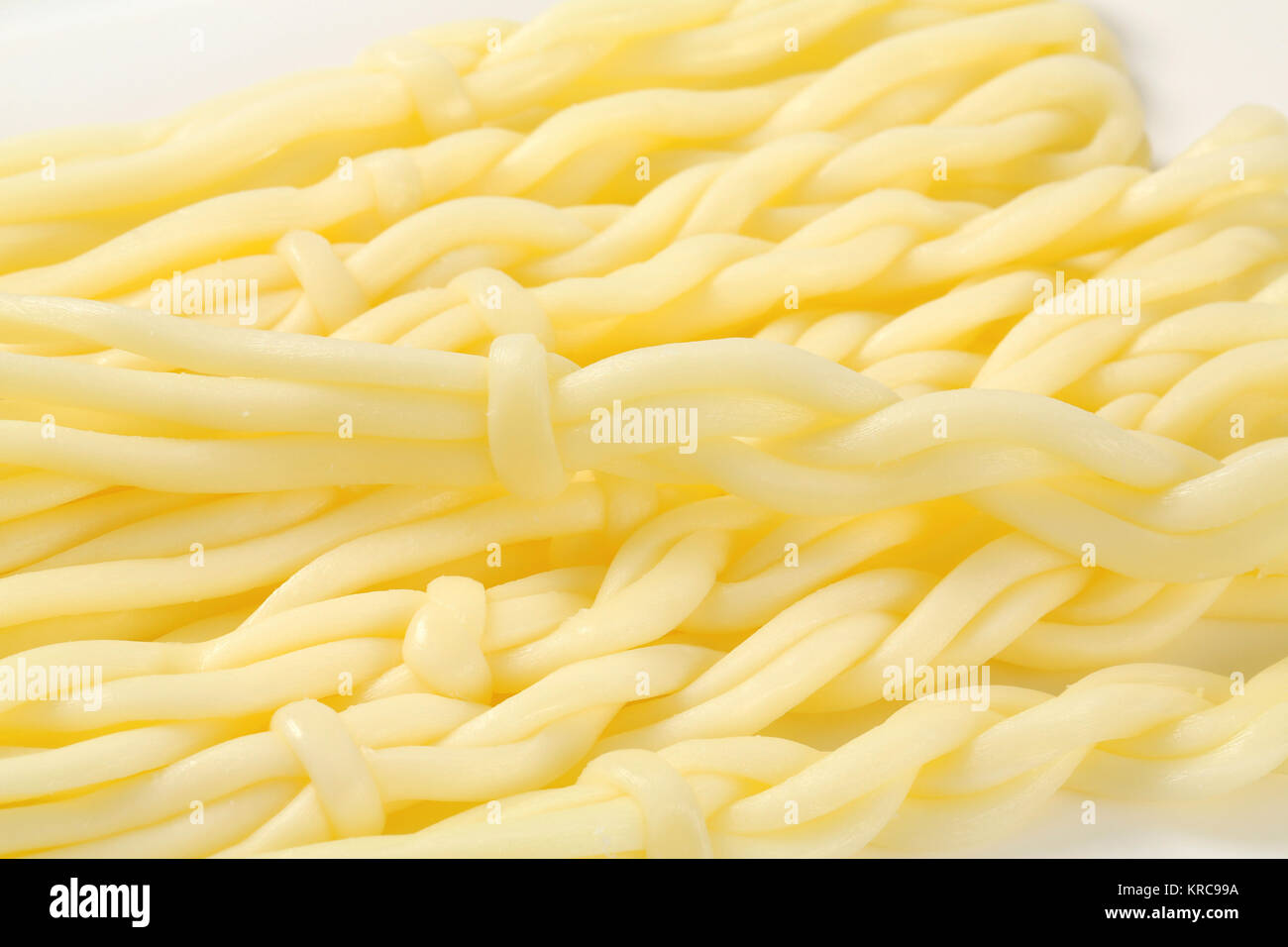Slovak cuisine - String cheese Stock Photo - Alamy