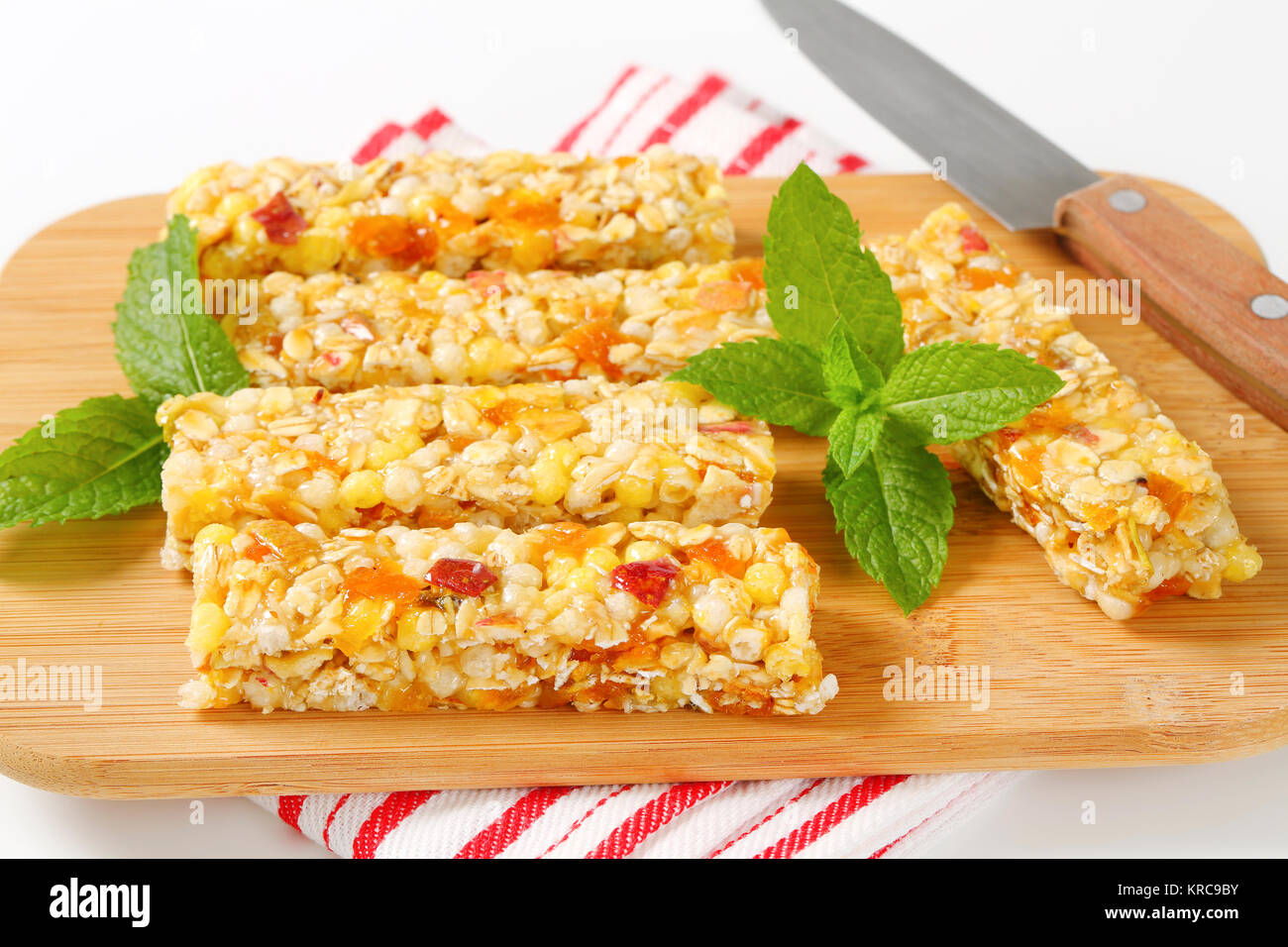 Cereal fruit bars Stock Photo - Alamy