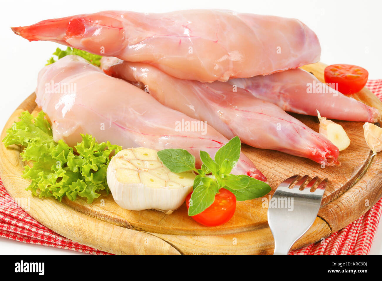 Fresh rabbit meat Stock Photo - Alamy