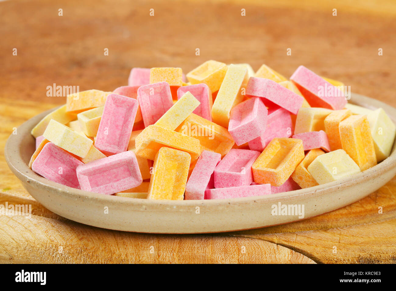 Fruit flavored candies Stock Photo - Alamy