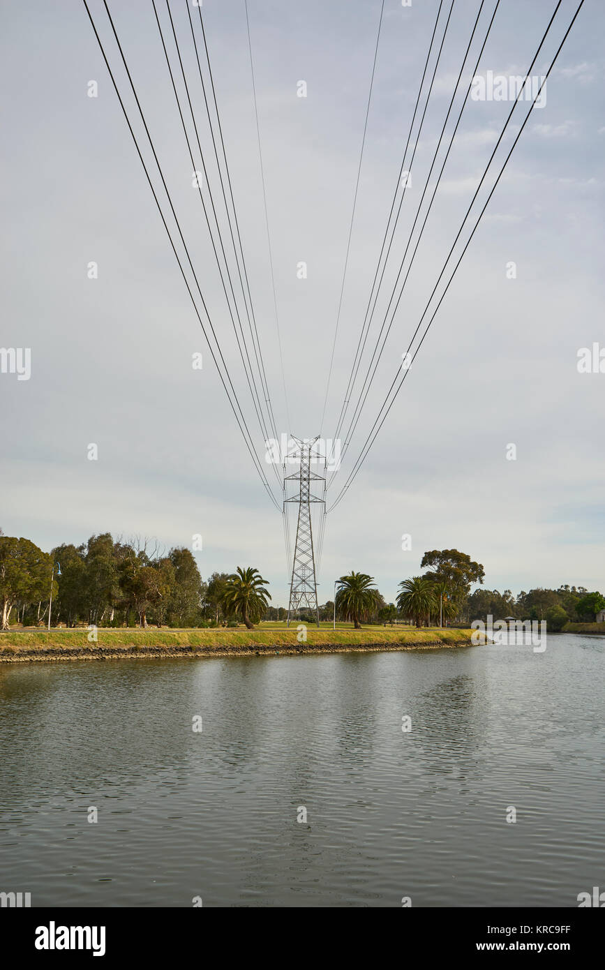 Power lines hi-res stock photography and images - Alamy