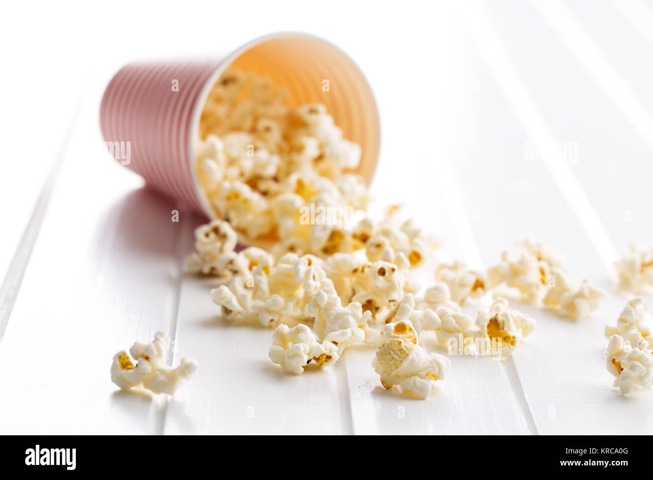Popcorn in paper cup Stock Photo - Alamy