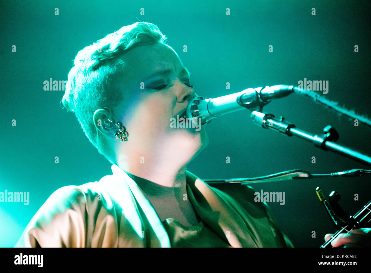 The Norwegian singer, songwriter and musician Ane Brun performs a live ...