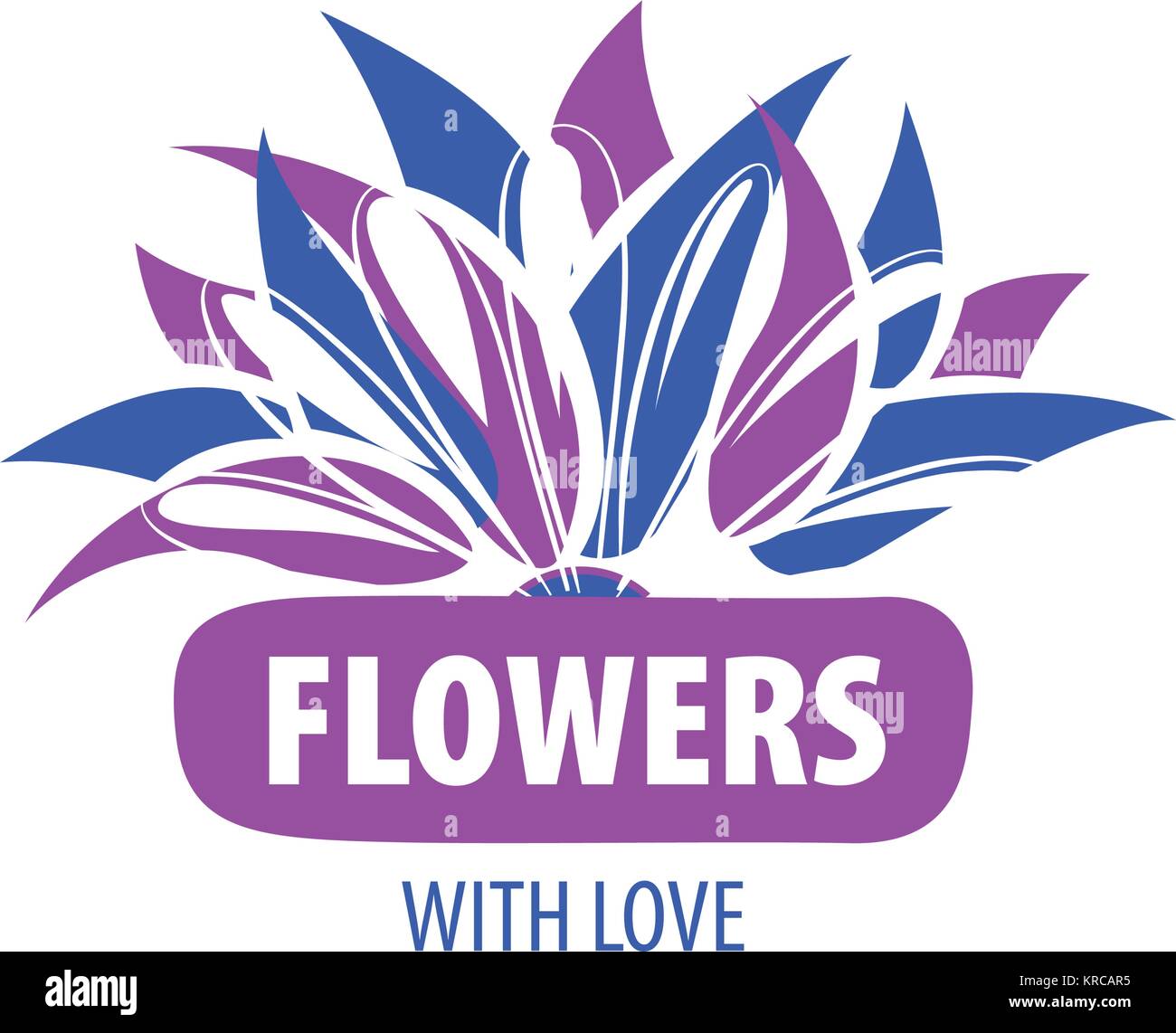 flower vector logo Stock Vector Image & Art - Alamy