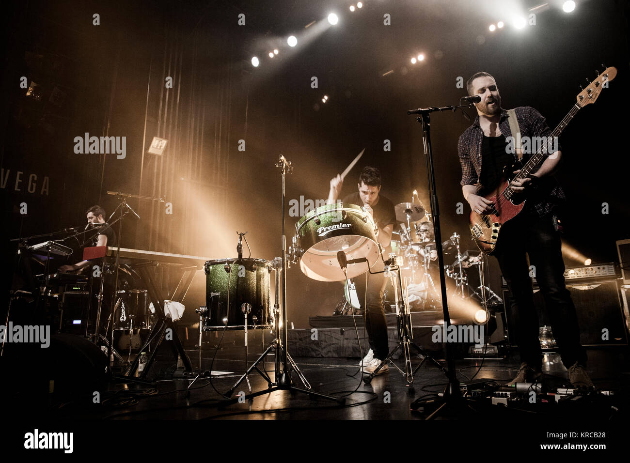The English rock band Bastille pictured at a live gig at Vega in ...