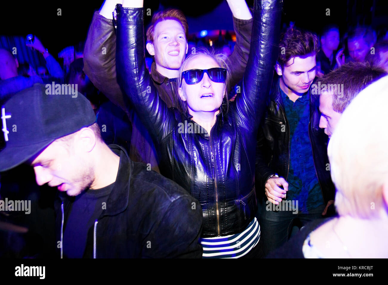 Party people are dancing, drinking and having fun at the annual block ...