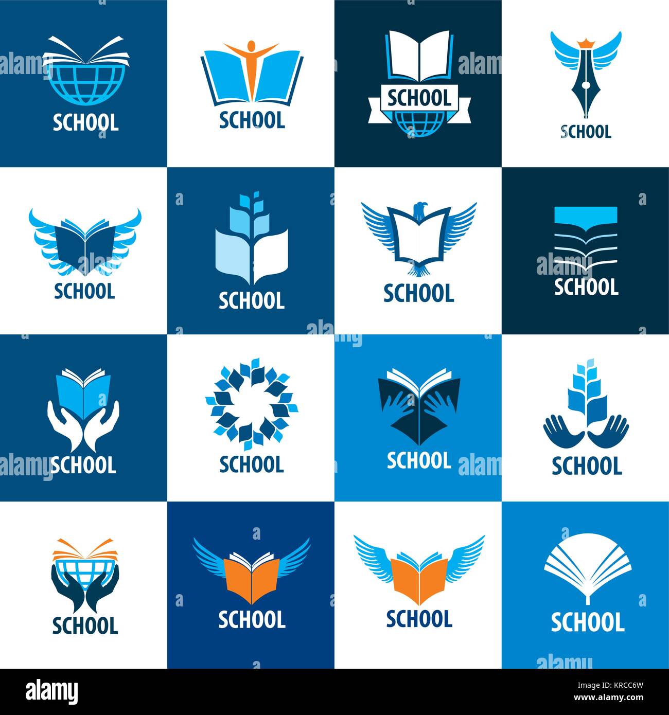 vector logo School Stock Vector Image & Art - Alamy
